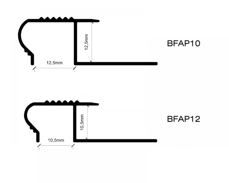 BFAP Decorative Two Way Aluminum Step Profile - Tesay